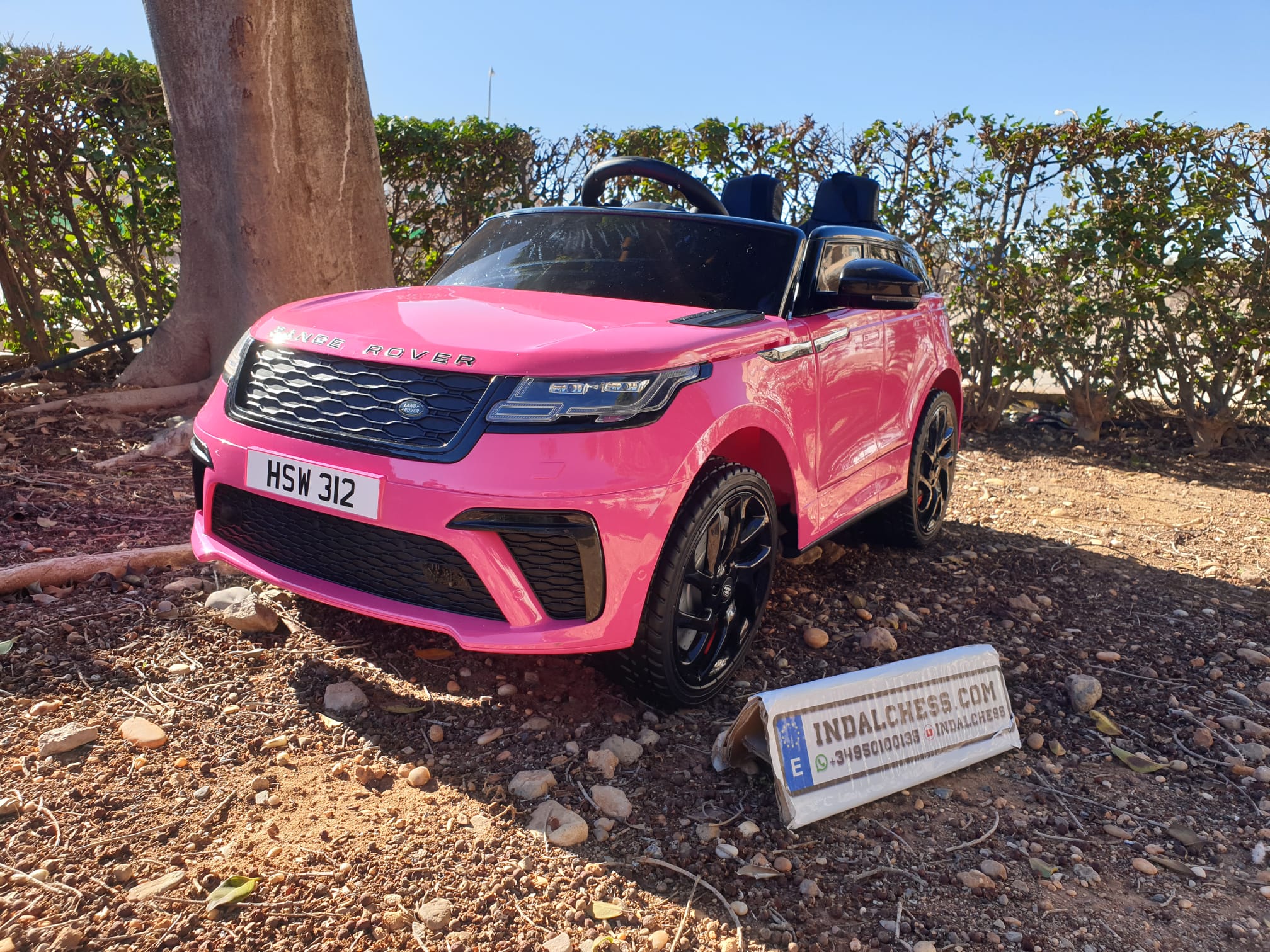 COCHE RANGE ROVER VELAR ROSA-PINK - ATVELARPINK, Coches eléctricos y ...
