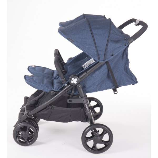 KIKKA BOO SILLA PASEO STROLLER FOR TWINS HAPPY 2 - AZUL - SILLAS ...