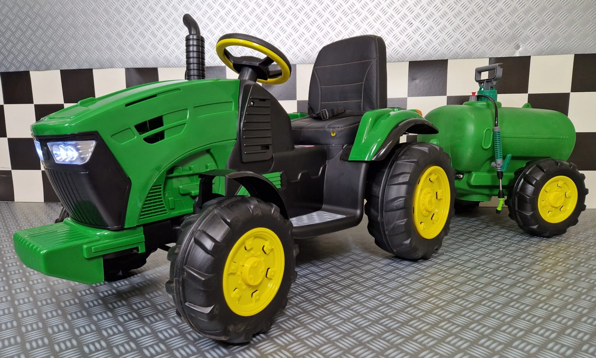 TRACTOR INFANTIL 12V CON DEPÓSITO DE AGUA, RC PARENTAL - KI4TRACTORAGU ...